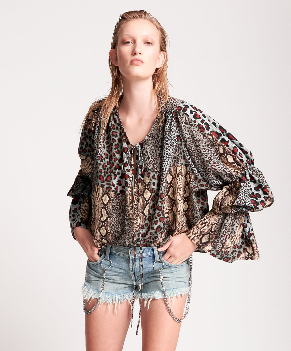Punk Python Sophisticated Savage Top | OneTeaspoon - One Teaspoon