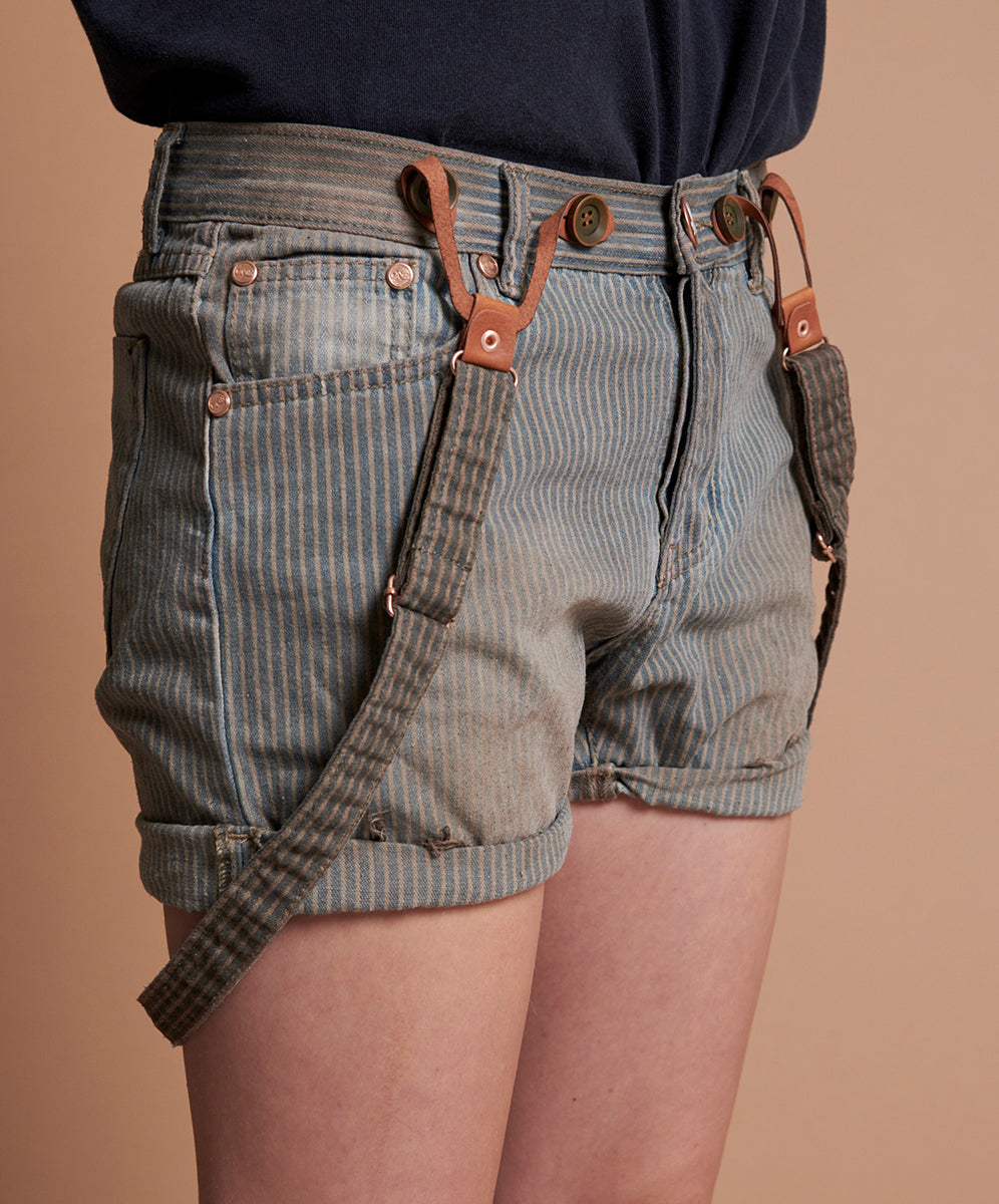 Chargers Low Waist Mid Length Denim Shorts - Joker | One Teaspoon