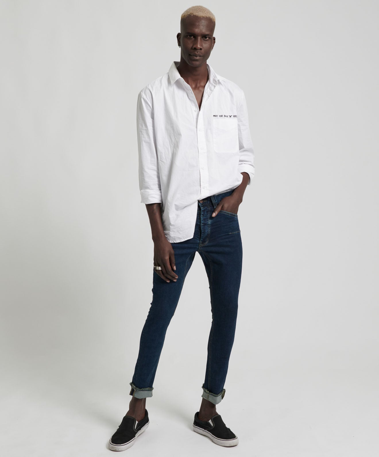 Indigo Mr Bones Super Skinny Jean | OneTeaspoon - One Teaspoon