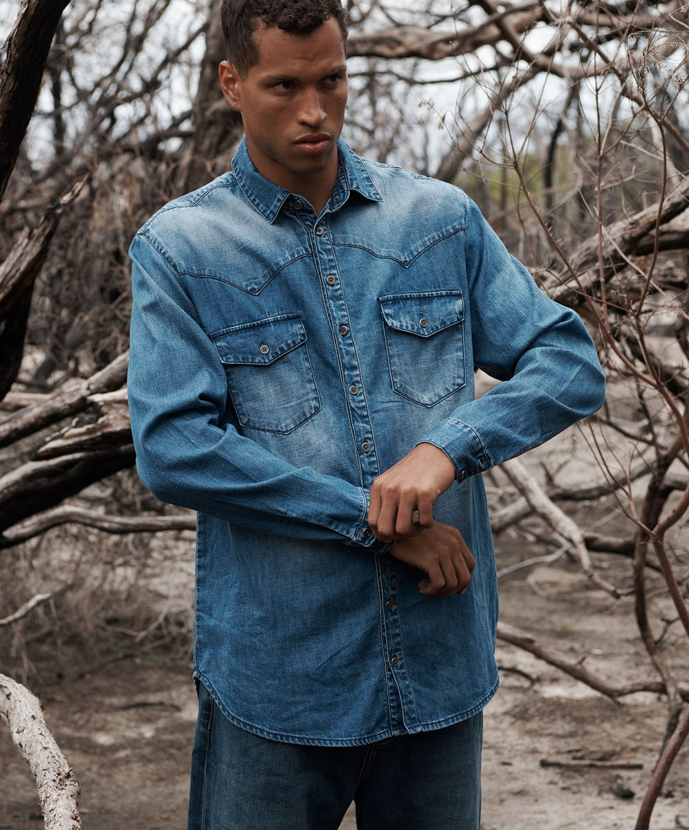 Ranch New Vintage Denim Shirt| OneTeaspoon - One Teaspoon