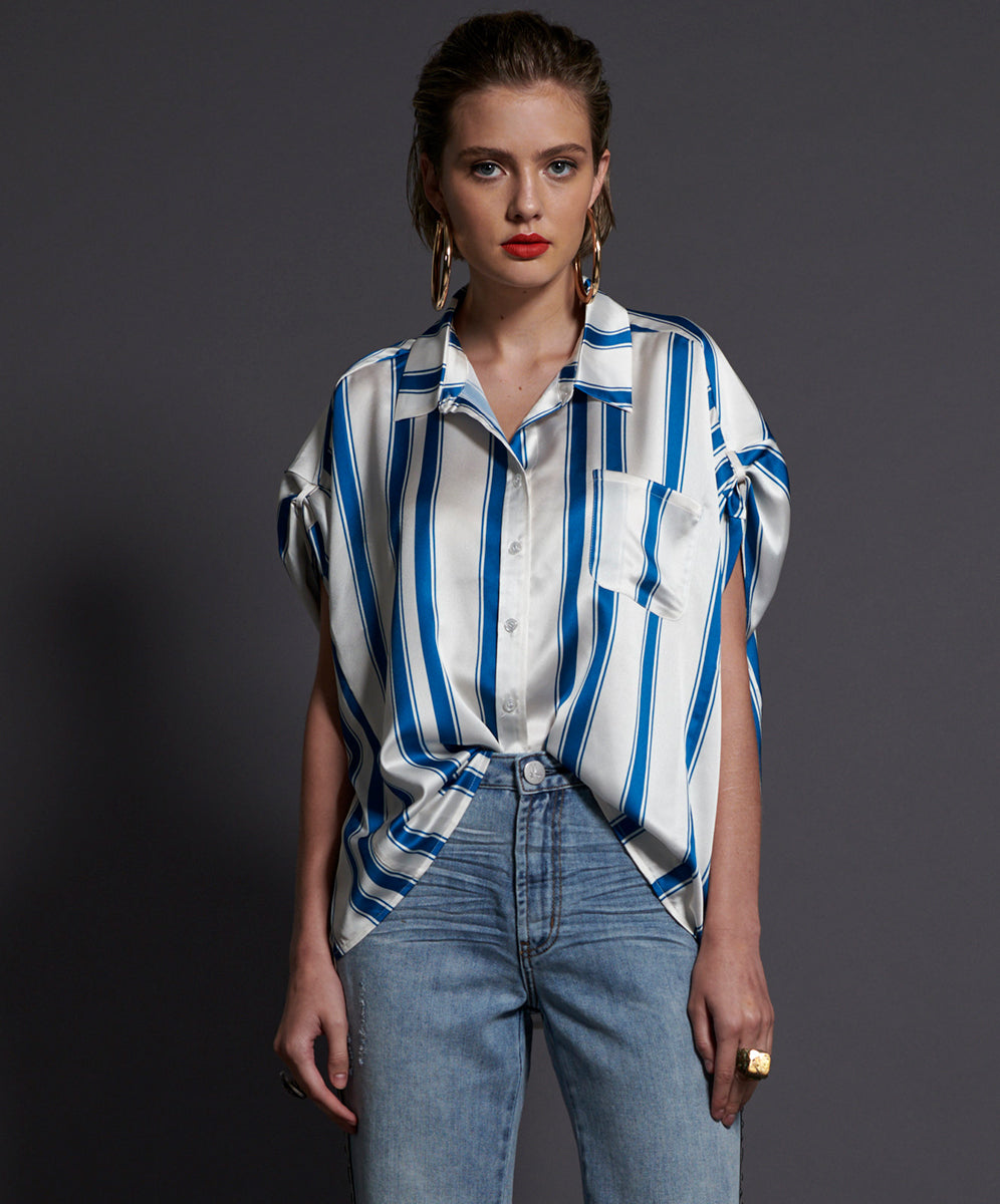 Cocktail Stripe Alexander Top | OneTeaspoon - One Teaspoon