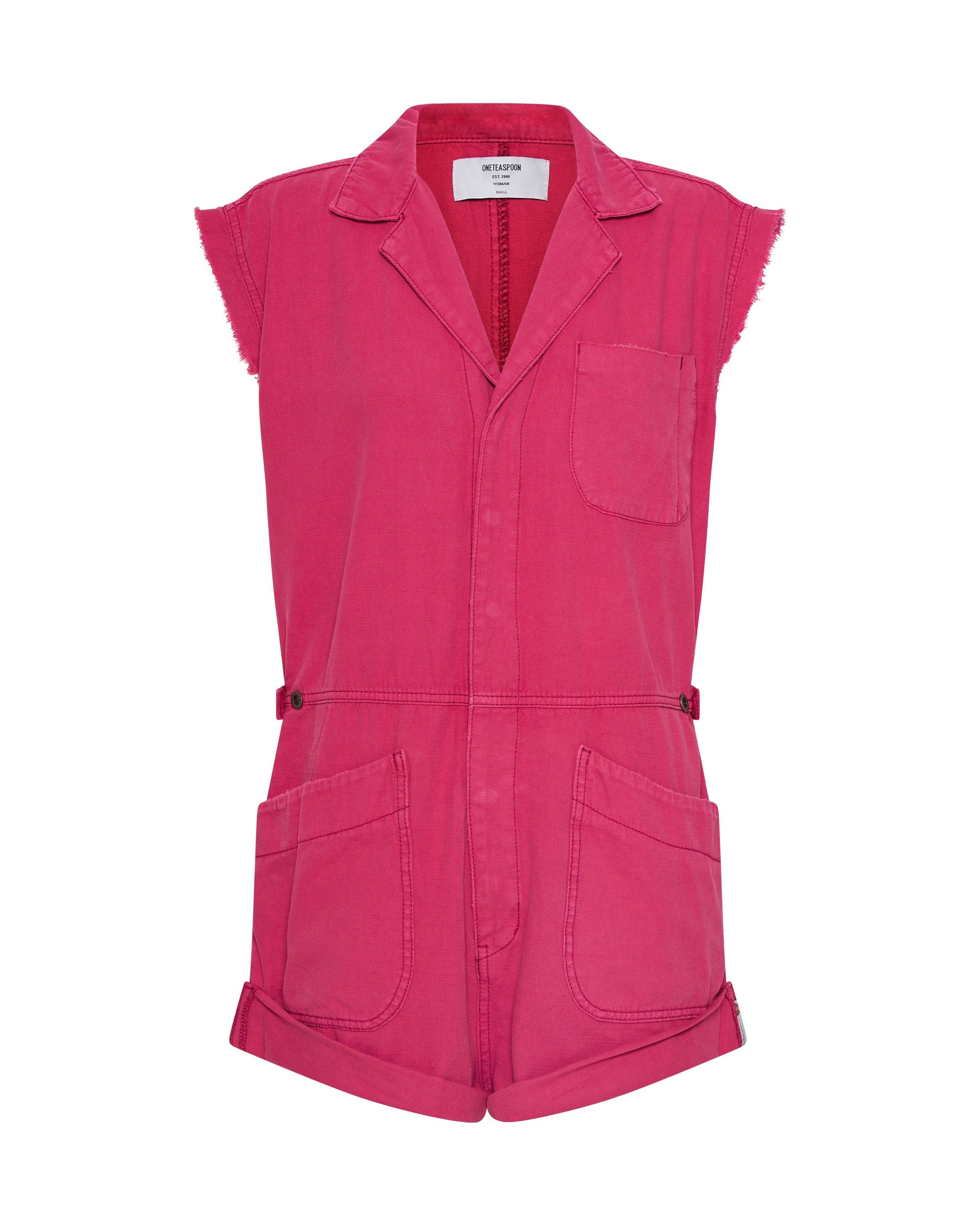 Safari Bandit Overalls - Ruby | One Teaspoon