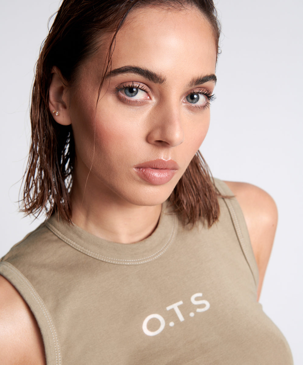OTS Equipment Tank Brown - One Teaspoon