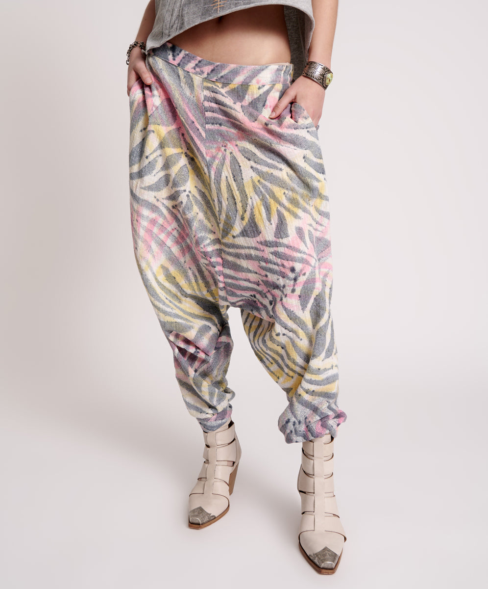Drifter Harem Pants - Palm Island | One Teaspoon