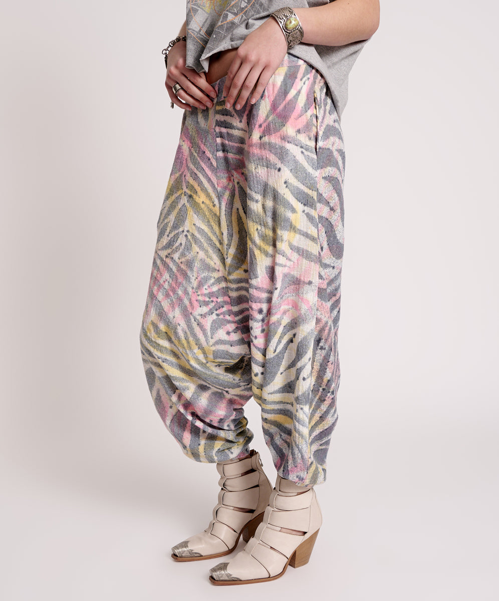 Drifter Harem Pants - Palm Island | One Teaspoon