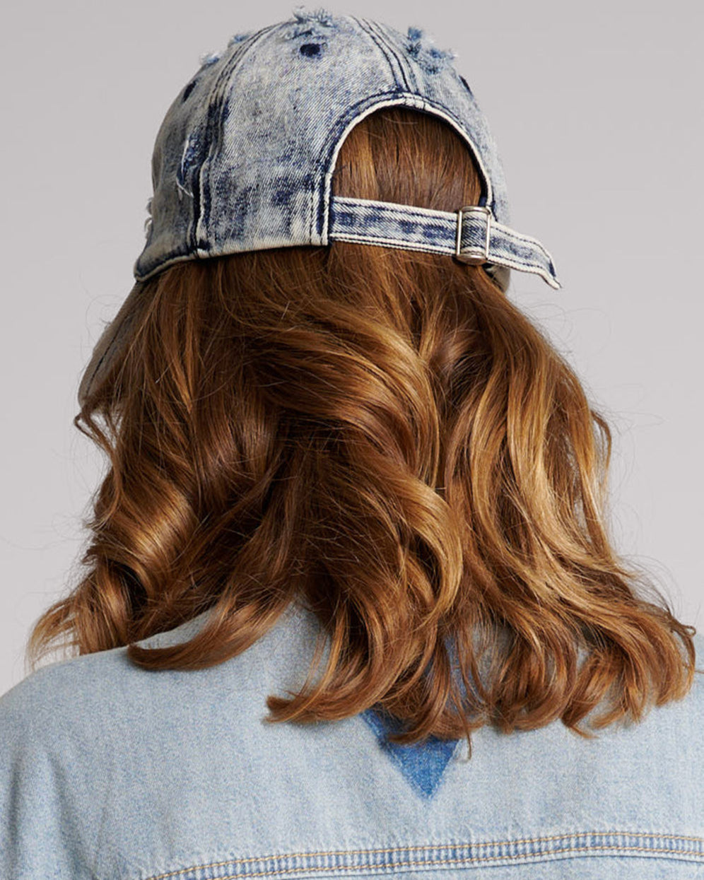 Distressed Denim Cap - Blue | One Teaspoon
